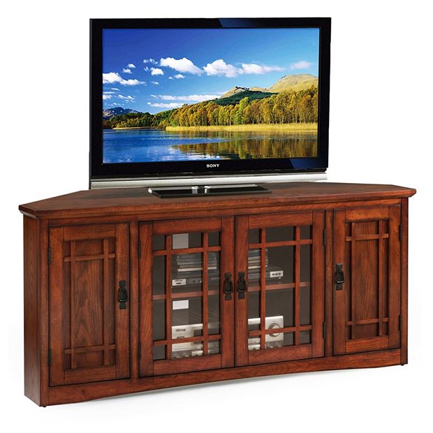Leick Mission 56 W Corner TV Stand