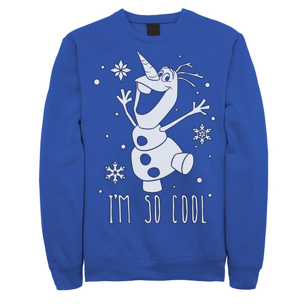 Disney's Frozen Olaf Men's I'm So Cool Dancing Sweatshirt