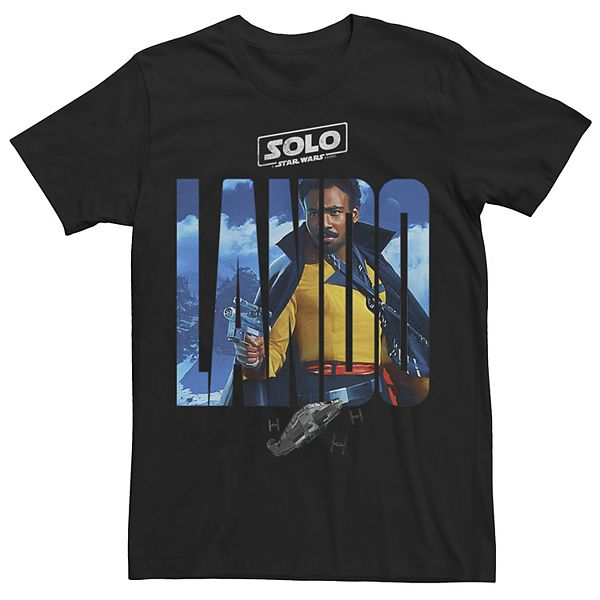 Men's Star Wars Han Solo Movie Lando Letter Drop Tee