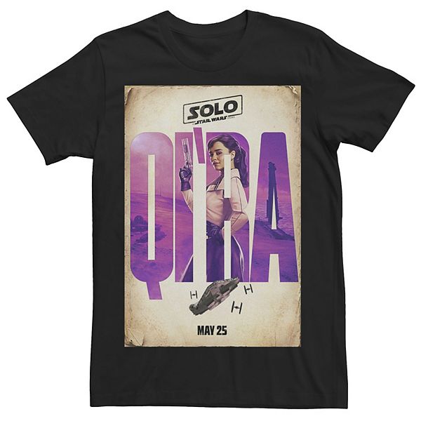 Men's Star Wars Han Solo Movie Qi'ra Release Date Tee