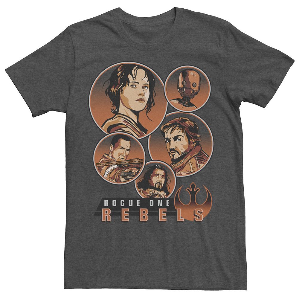 Men's Star Wars Rogue One Rebellion Hero Circles Tee