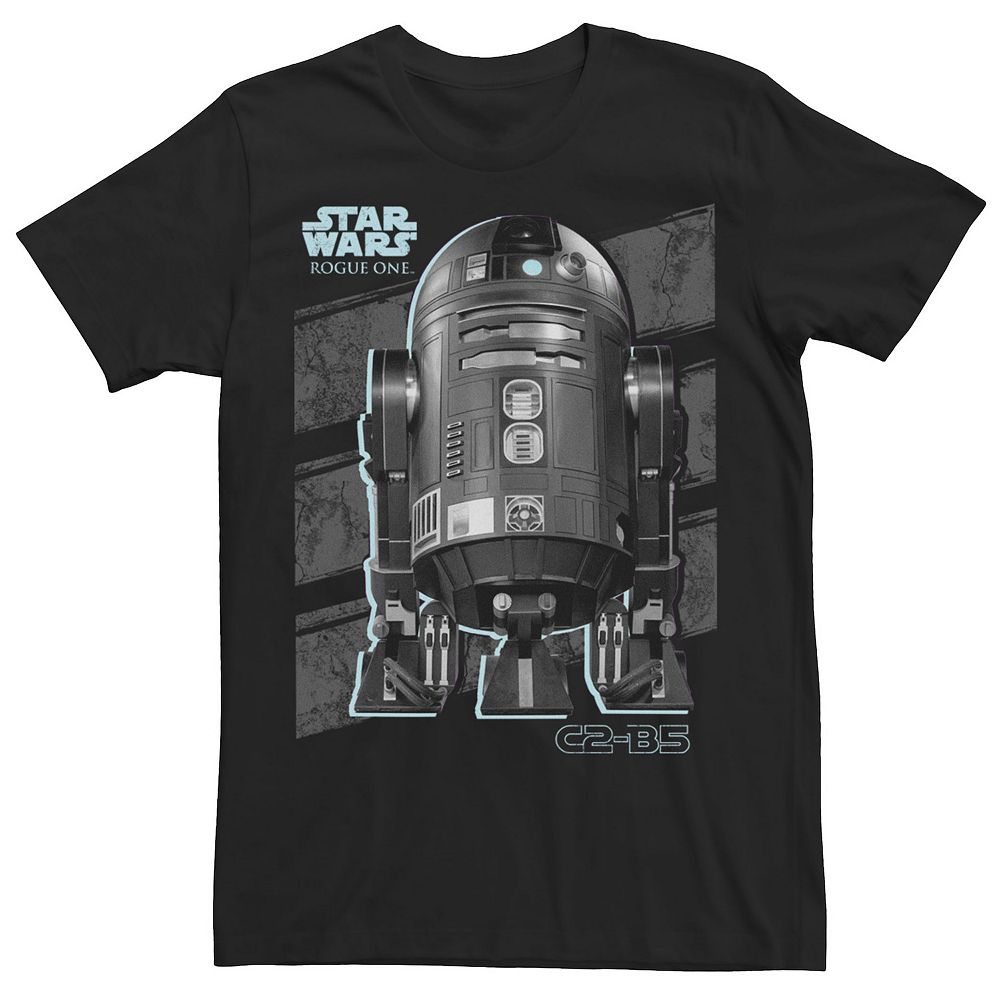 Men's Star Wars Rogue One C2-B5 Bold Stripes Graphic Tee