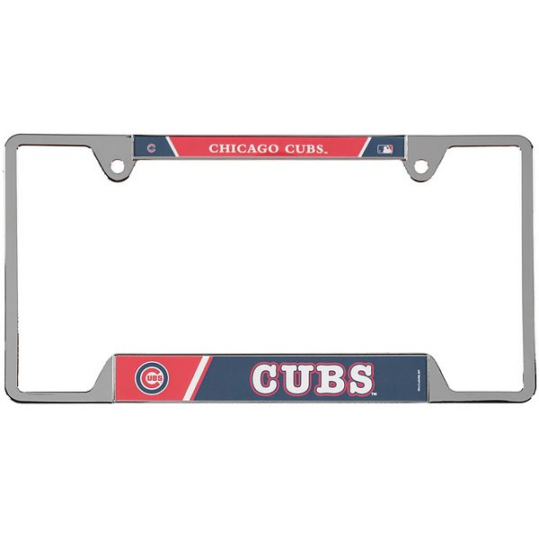 WinCraft Chicago Cubs Primary Logo Metal License Plate Frame
