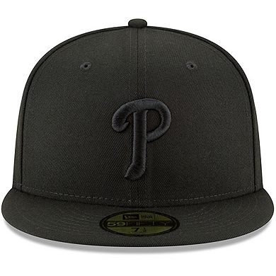 Men's New Era Black Philadelphia Phillies Primary Logo Basic 59FIFTY ...