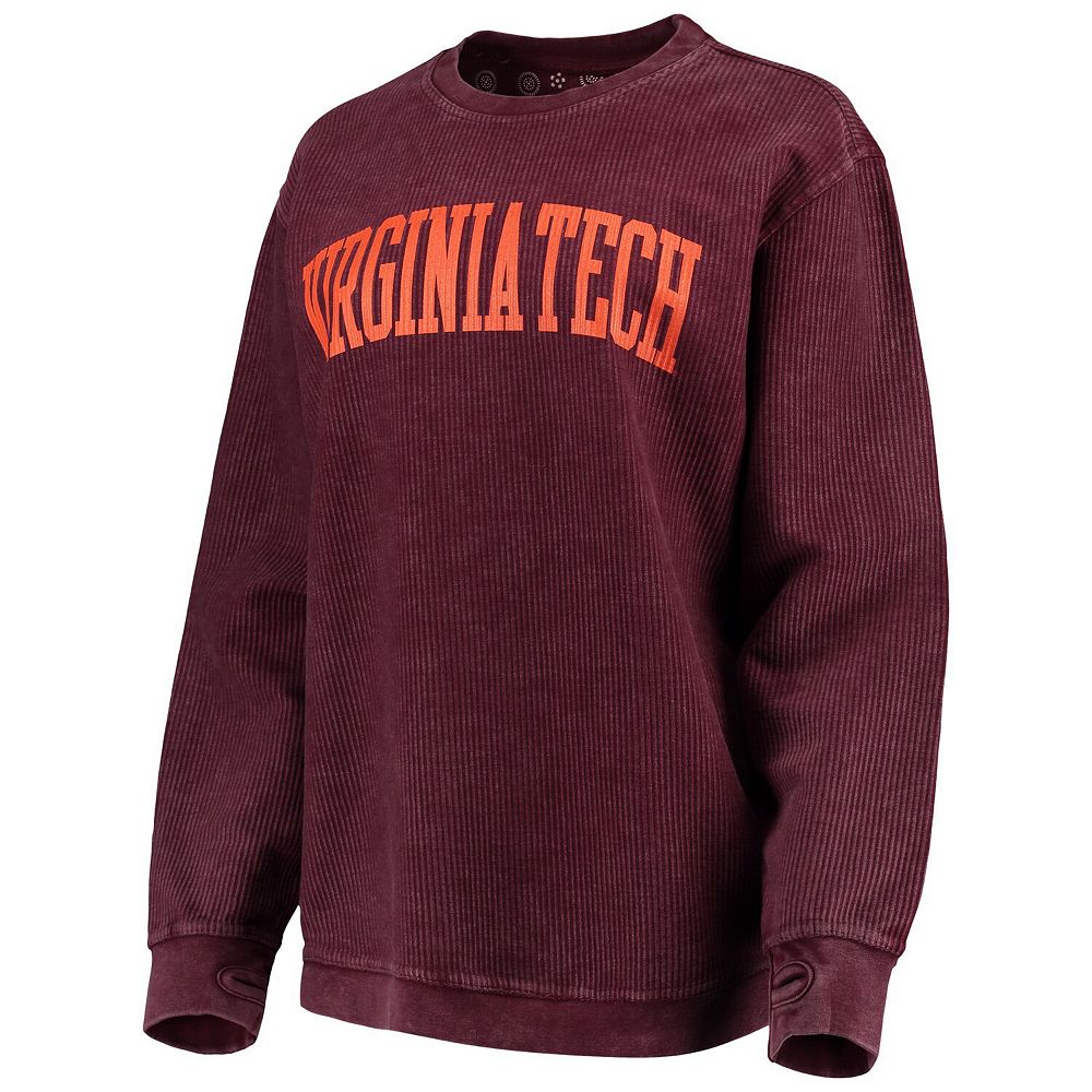 Women's Pressbox Maroon Virginia Tech Hokies Comfy Cord Vintage Wash ...