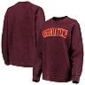 Women's Pressbox Maroon Virginia Tech Hokies Comfy Cord Vintage Wash ...