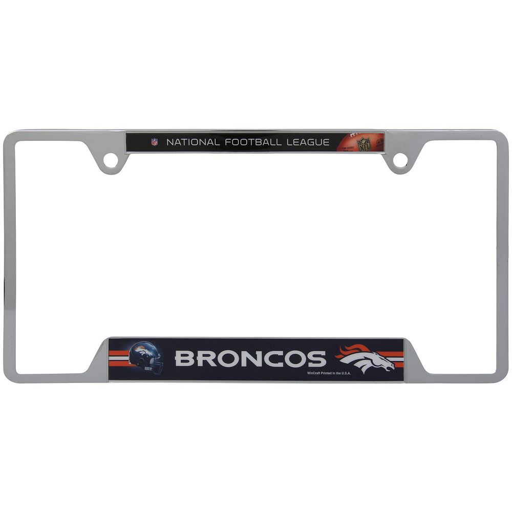 WinCraft Denver Broncos License Plate Frame