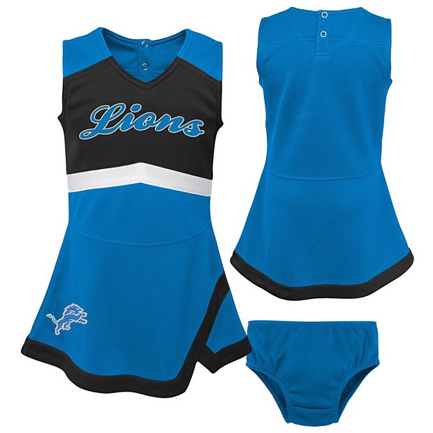 Blue African American Cheerleader Costume