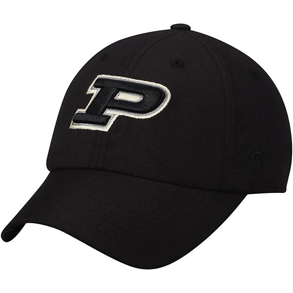 Men's Top of the World Black Purdue Boilermakers Primary Logo Staple ...