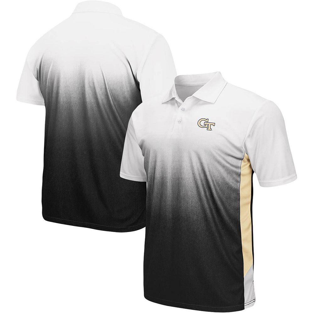 Men's Colosseum Gray Georgia Tech Yellow Jackets Magic II Polo