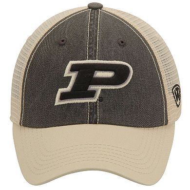 Men's Top of the World Black/Tan Purdue Boilermakers Offroad Trucker Hat