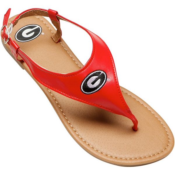 Women's Georgia Bulldogs Buckle Back Sandals
