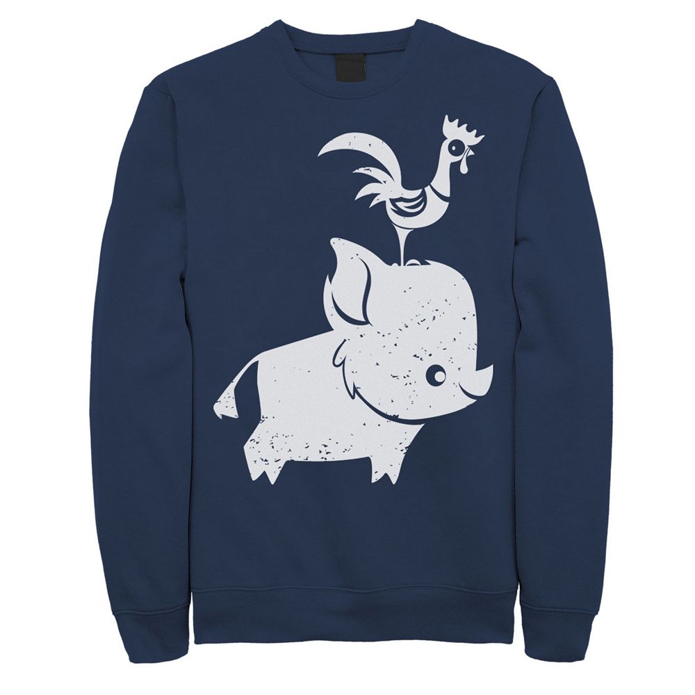 Disney's Moana Cute Pua And Heihei Men's Sweatshirt