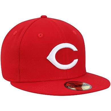 Men's New Era Red Cincinnati Reds 1990 World Series Wool 59FIFTY Fitted Hat