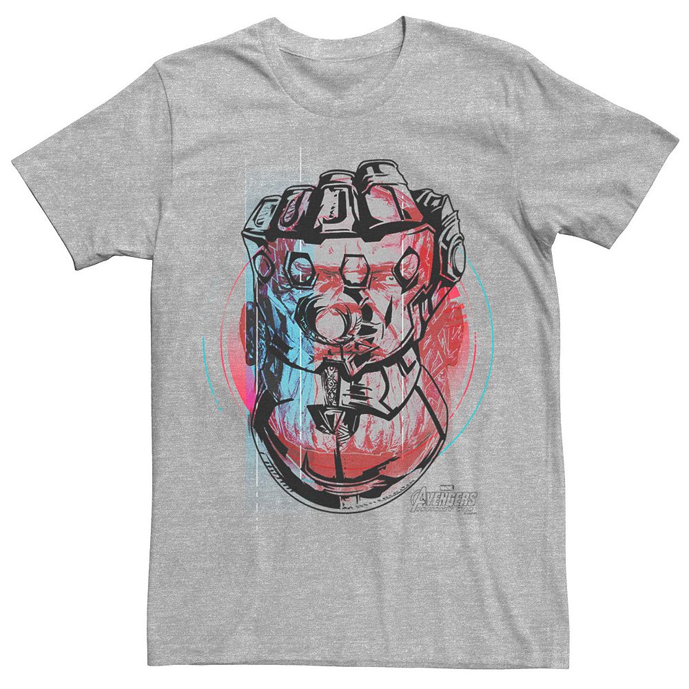 Men's Marvel Infinity War Tech Gauntlet Outline Graphic Tee