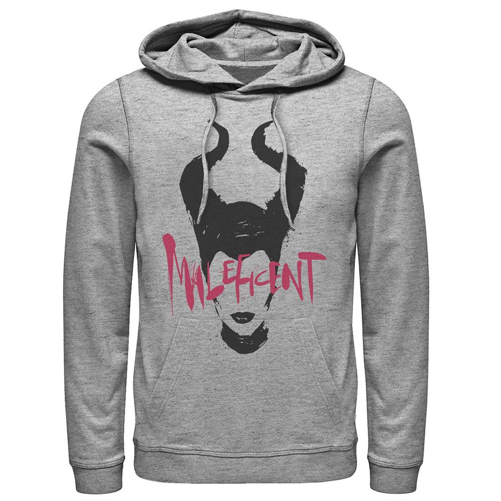 Disney's Maleficent Paint Drip Portrait Men's Hoodie