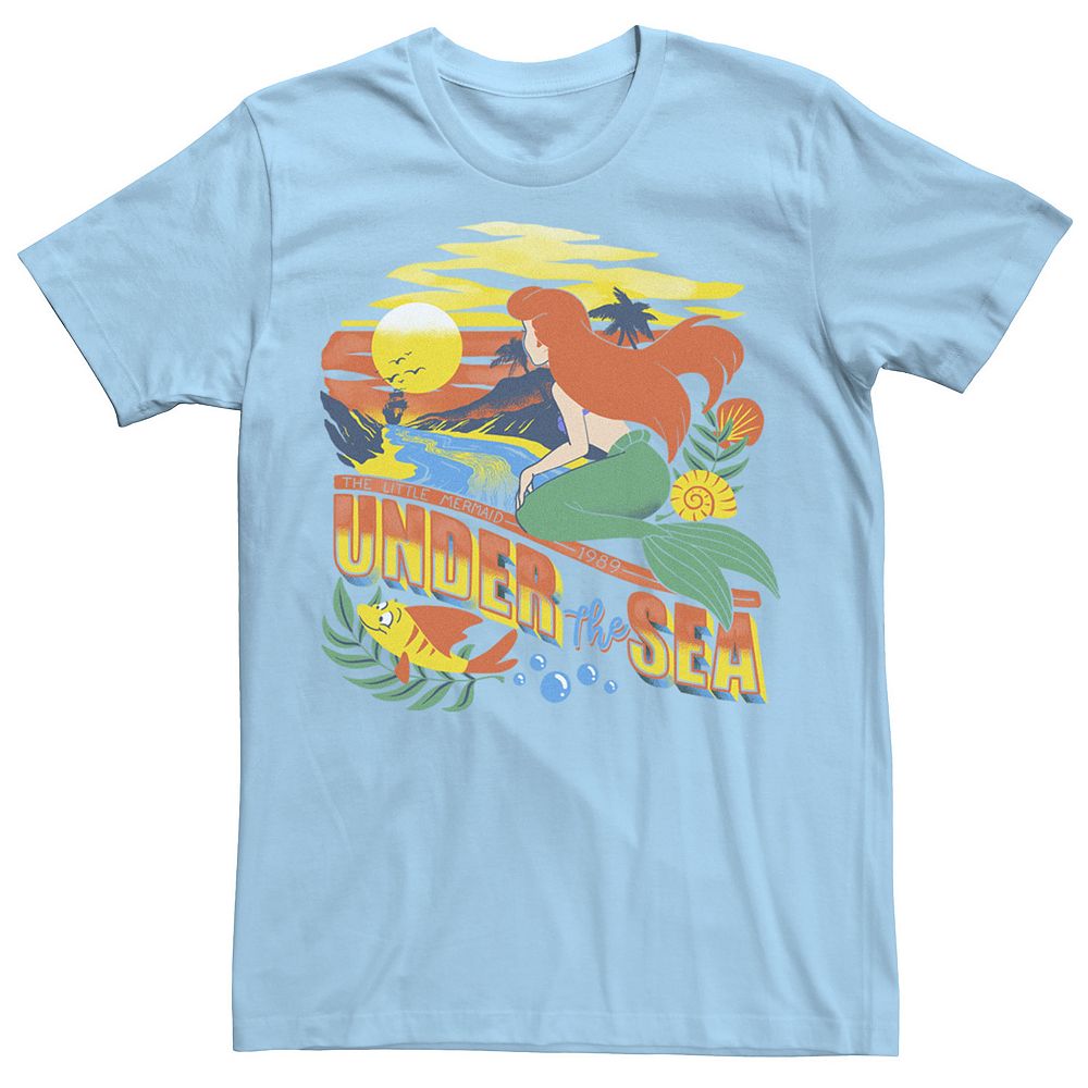 Disney's The Little Mermaid Ariel Men's Under The Sea Tee