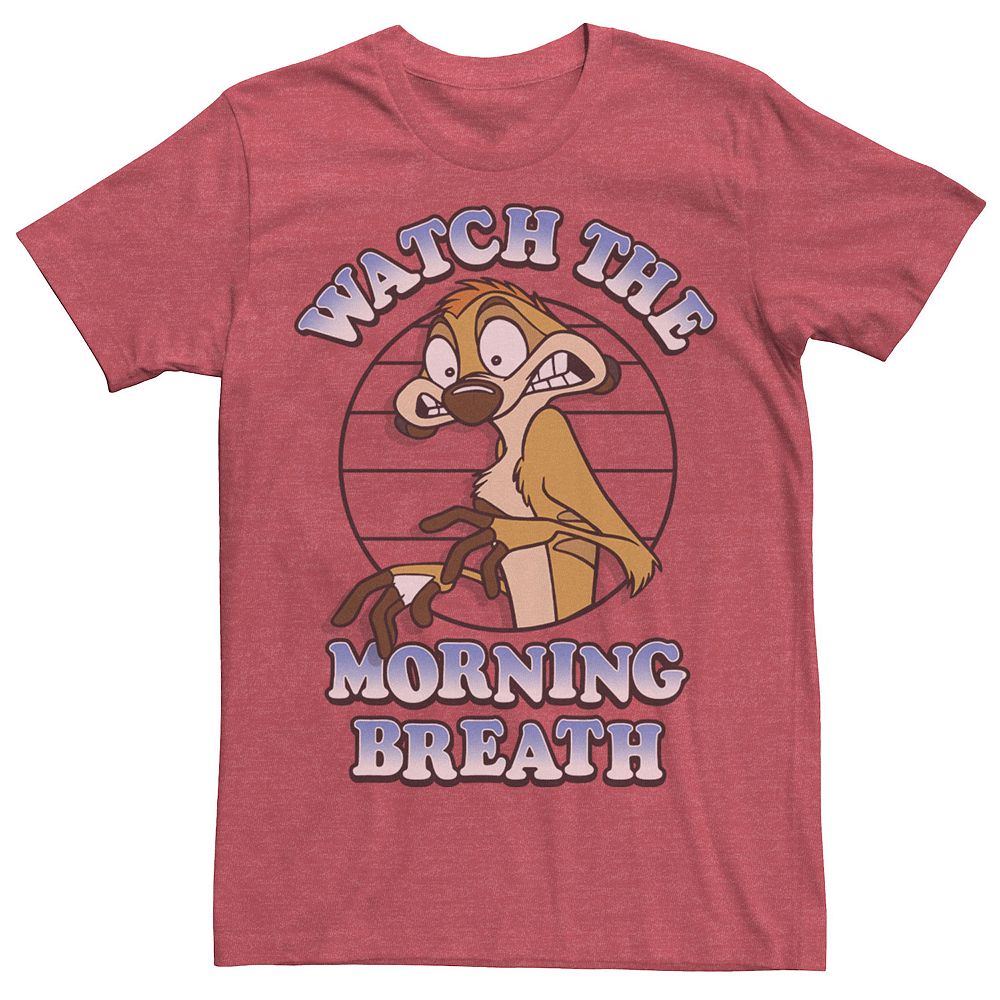 Disney's The Lion King Timon Watch The Morning Breath Men's Tee