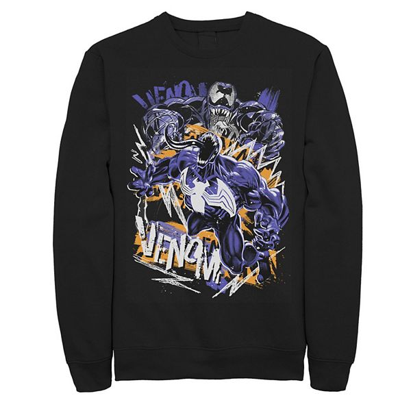 Men's Marvel Venom Graffiti Graphic Fleece Pullover