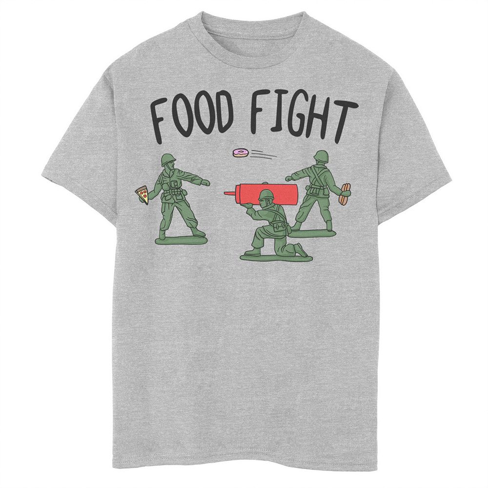 Boys 6-20 Food Fight Army Men Toy Graphic Tee