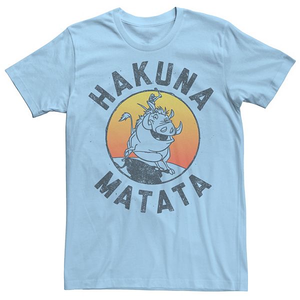 Disney's The Lion King Timon & Pumba Men's Hakuna Matata Lifestyle Tee