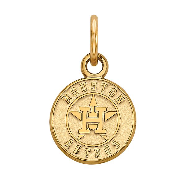 LogoArt Sterling Silver Houston Astros Pendant