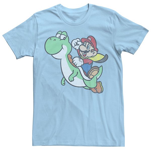 Men's Nintendo Mario Riding Yoshi Portrait Tee