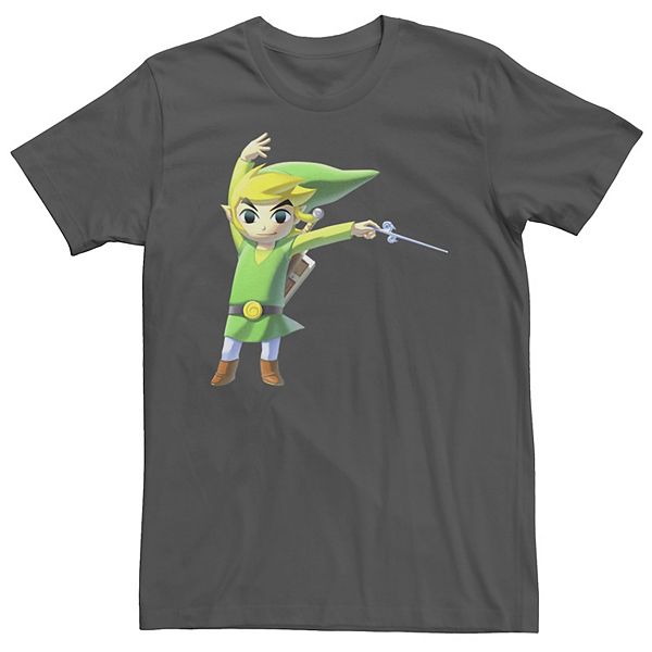 Men's Nintendo Legend of Zelda Toon Link Portrait Tee