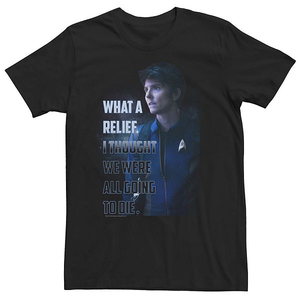 Men's Star Trek Discovery What A Relief Jet Reno Tee