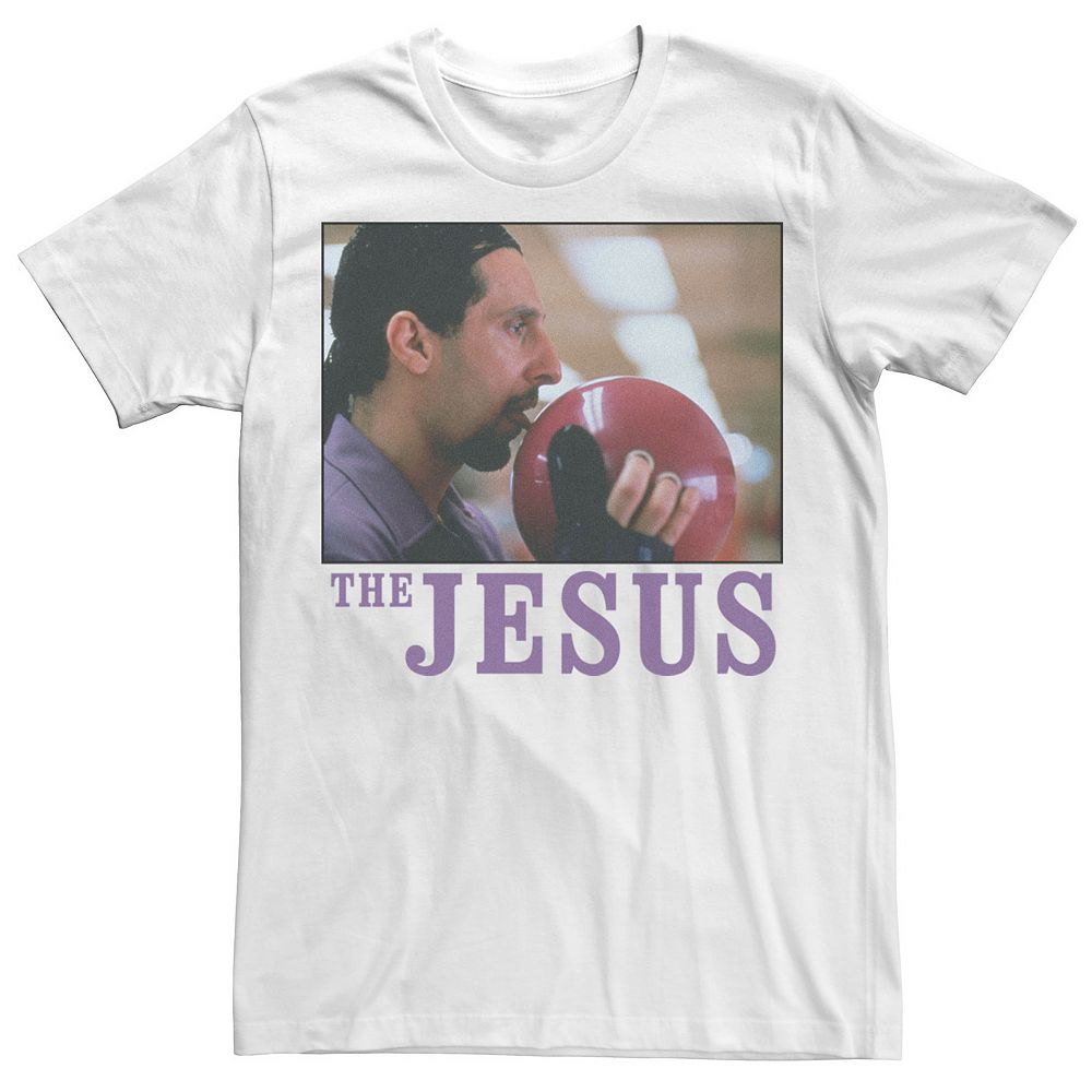 Men's Big Lebowski Jesus Licking the Bowling Ball Tee