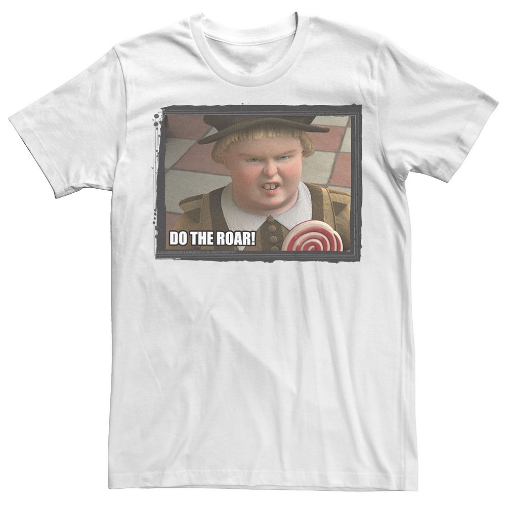 Men's Shrek Do The Roar Meme Framed Poster Tee