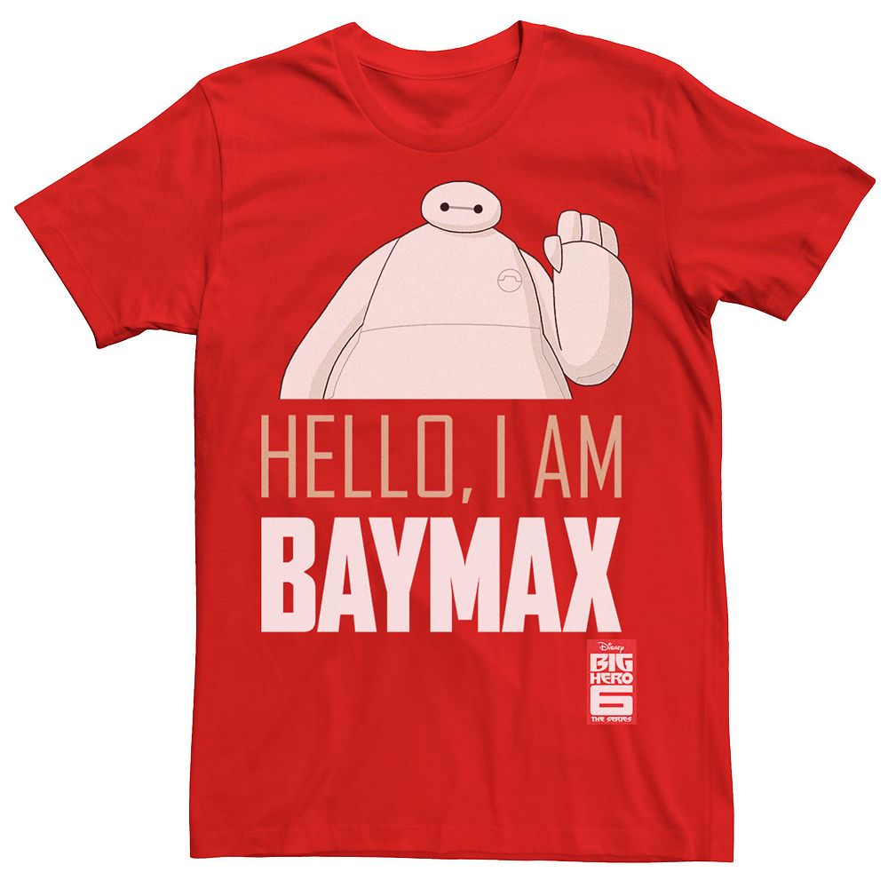 Disney's Big Hero 6 TV Series Baymax Hello Men's Tee