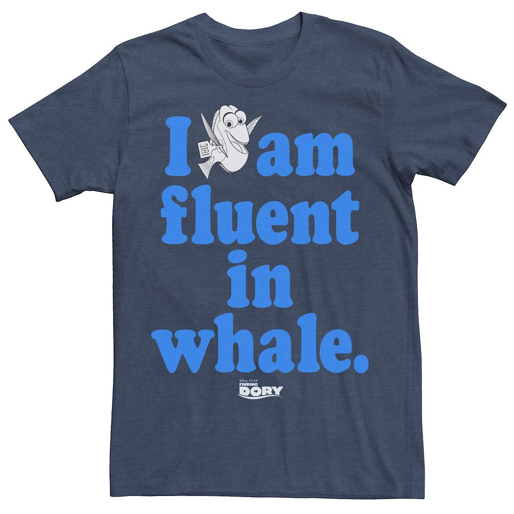 Disney / Pixar's Finding Dory Men's I Am Fluent In Whale Tee