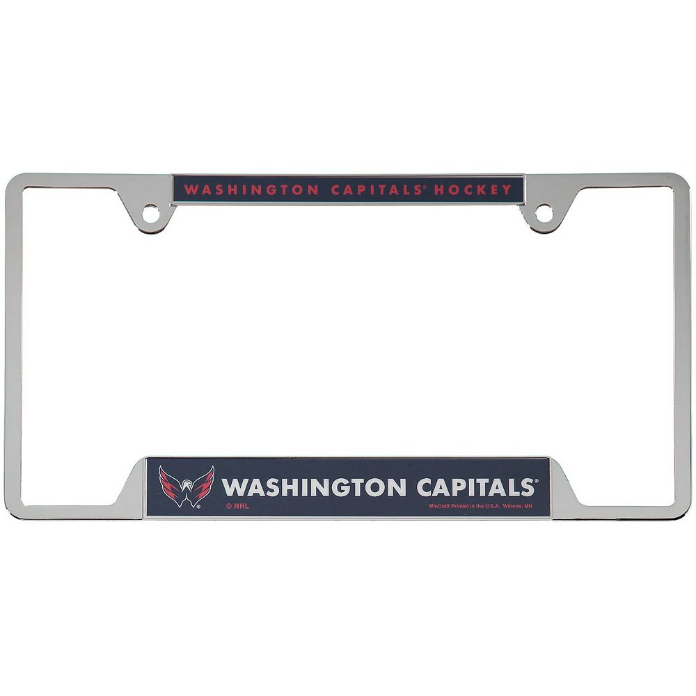 Washington Capitals WinCraft Metal License Plate Frame