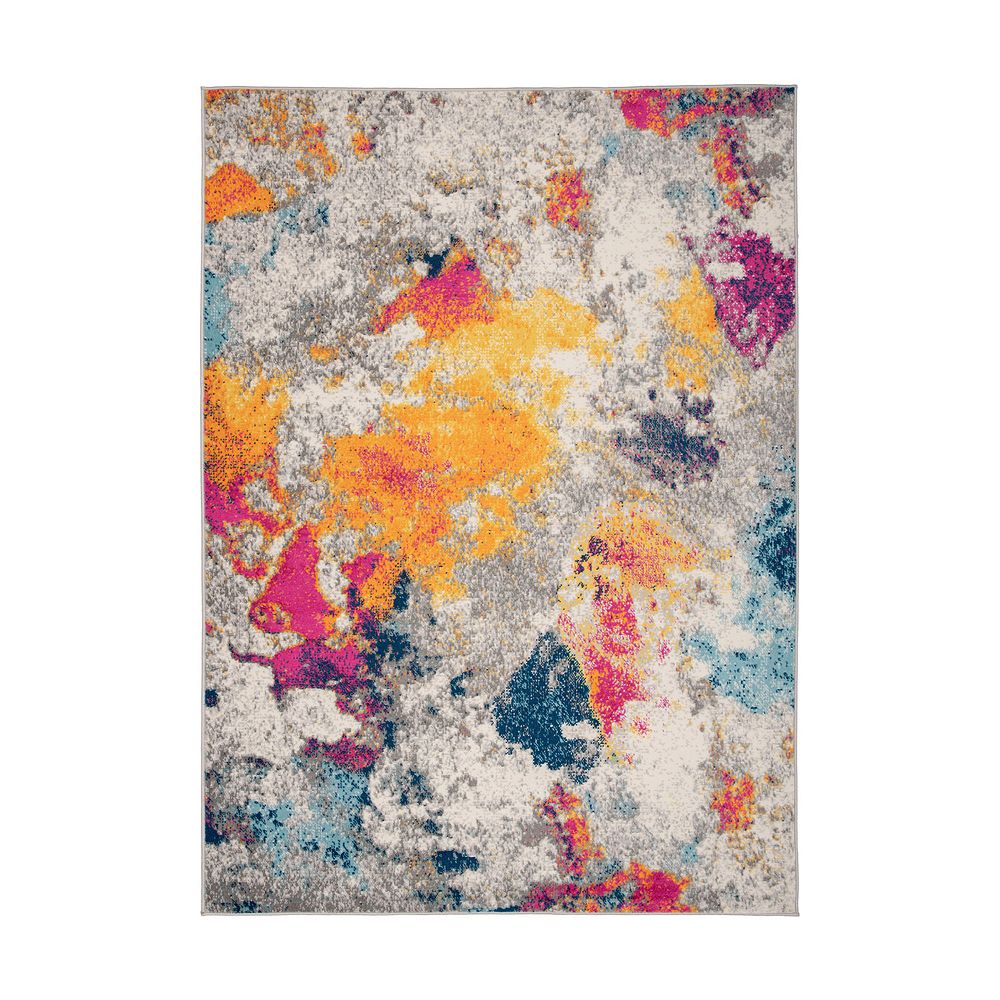 World Rug Gallery Sky Abstract Multi Rug