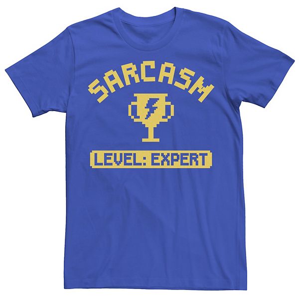 Men's Sarcasm Level Expert Graphic Tee