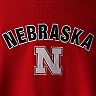 Women's Scarlet Nebraska Huskers Arch & Logo 1 Pullover Hoodie