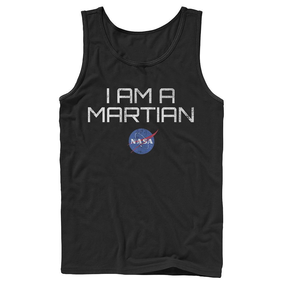 Men's NASA I Am A Martian With Logo Graphic Tank Top