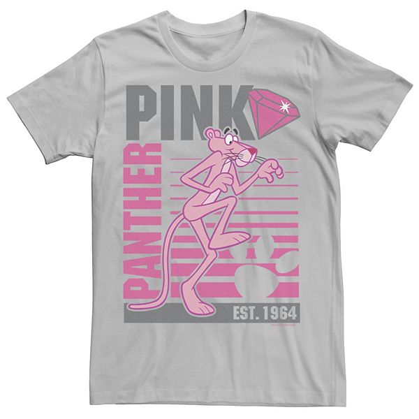 Men's Pink Panther Lined Portrait Tee