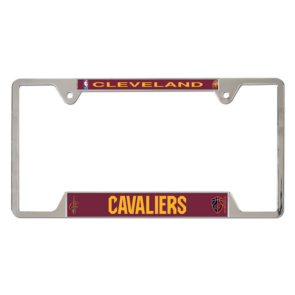 WinCraft Cleveland Cavaliers Chrome Plated Metal License Plate Frame