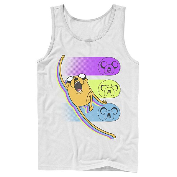 Men's Cartoon Network Adventure Time Jake Emotions Tank Top