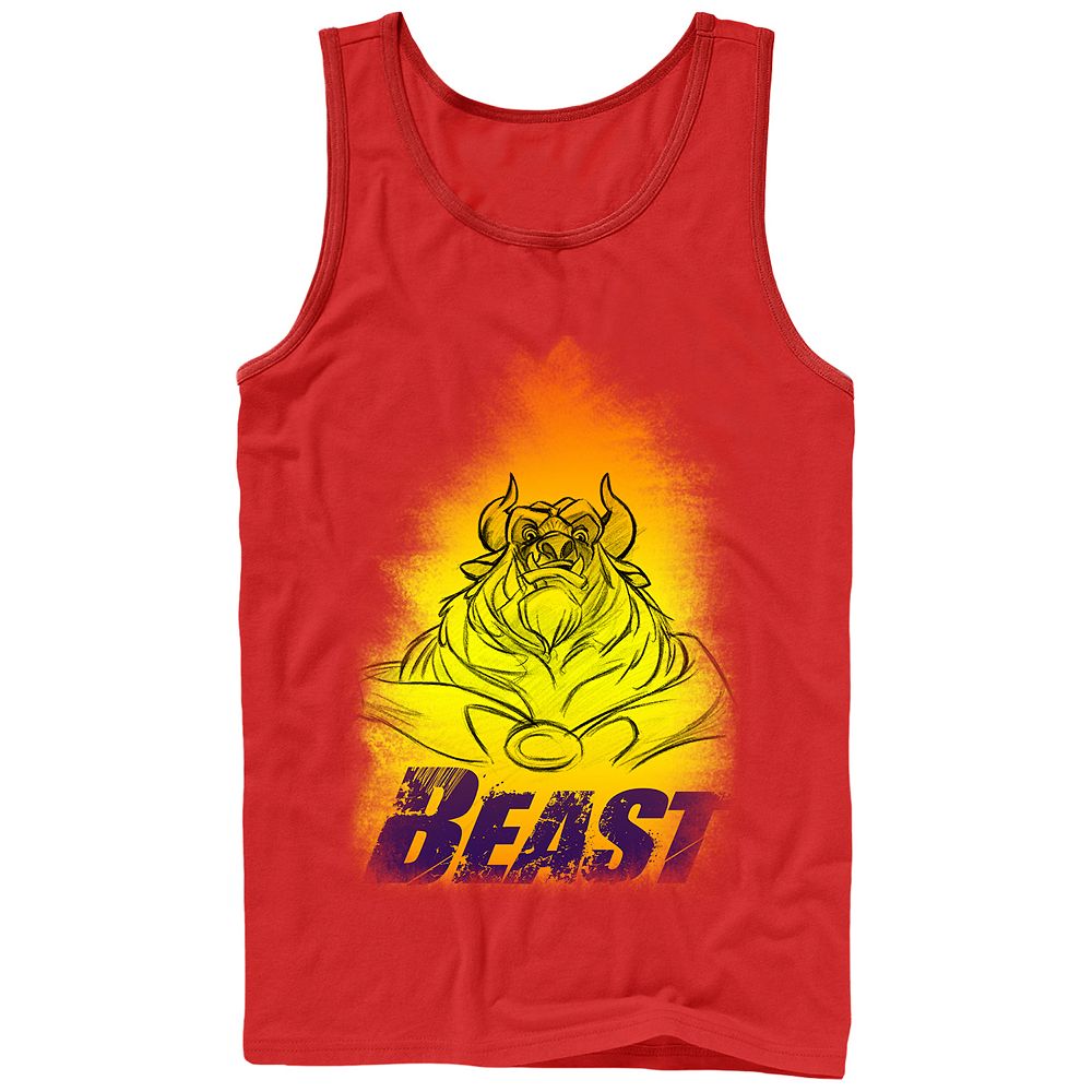 Disney's Beauty and the Beast Men's Glowing Beast Tank Top