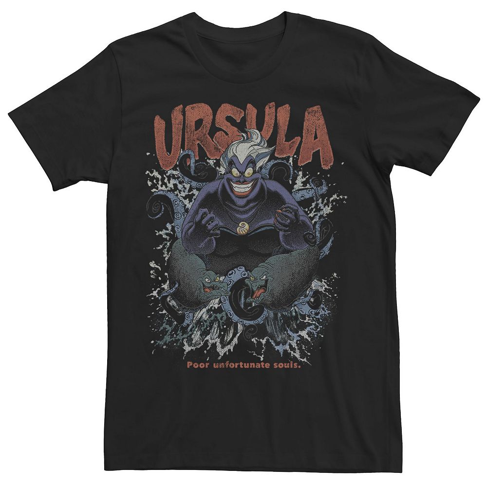 Disney's The Little Mermaid Ursula Men's Poor Unfortunate Souls Poster Tee