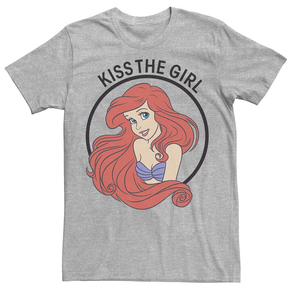 Disney's The Little Mermaid Ariel Men's Go On & Kiss The Girl Tee