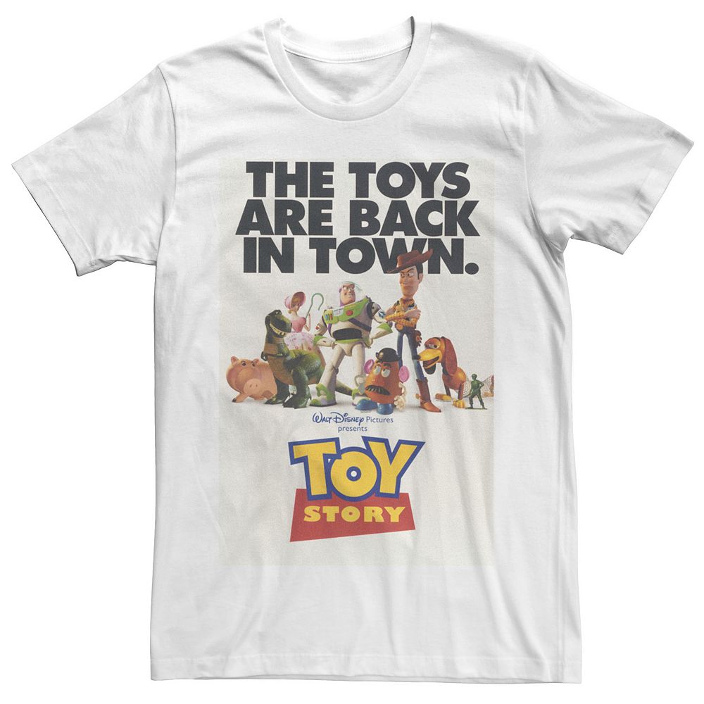 Disney / Pixar's Toy Story Men's "Toys Are Back" Poster Graphic Tee