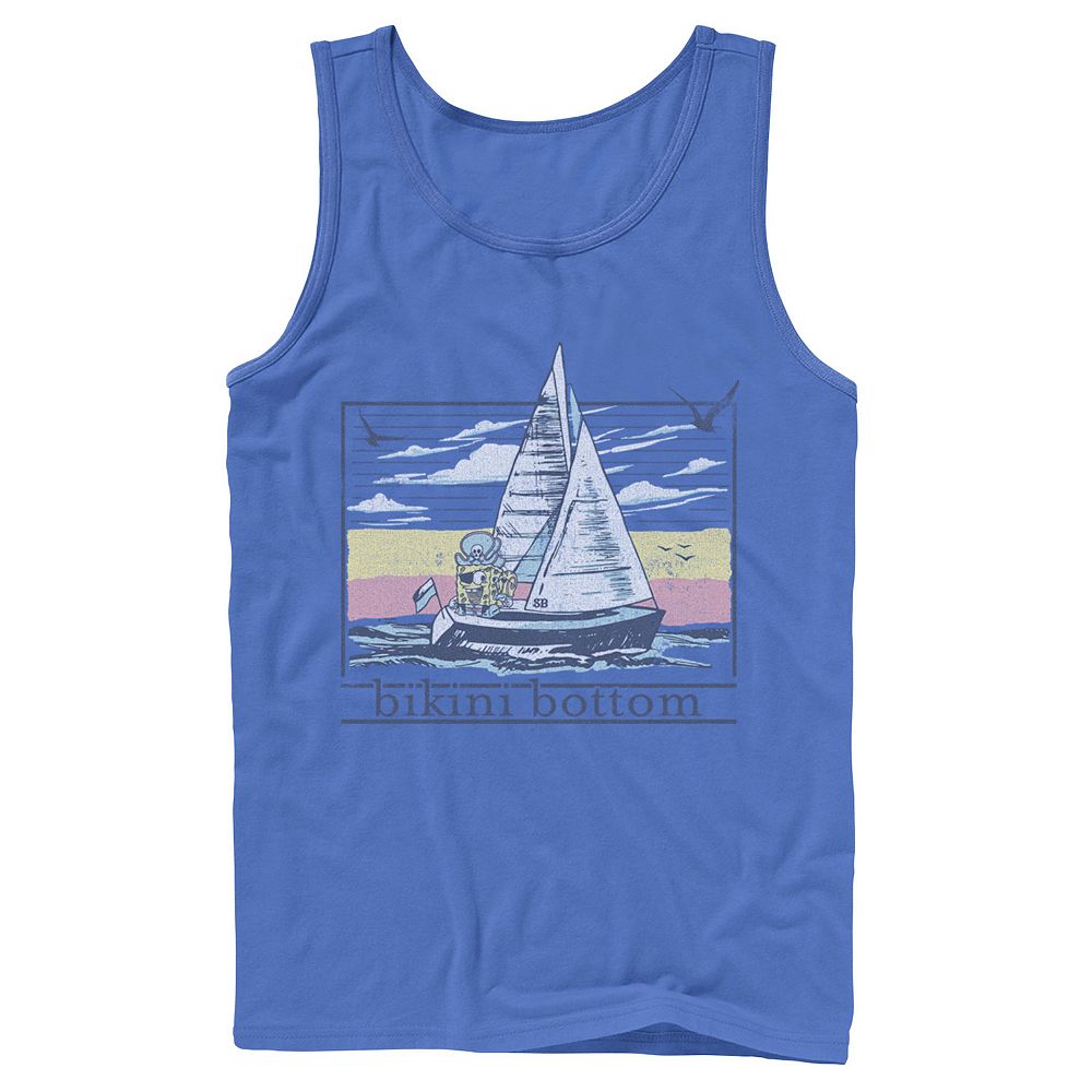 Men's Nickelodeon SpongBob SquarePants Sail Ship Tank Top