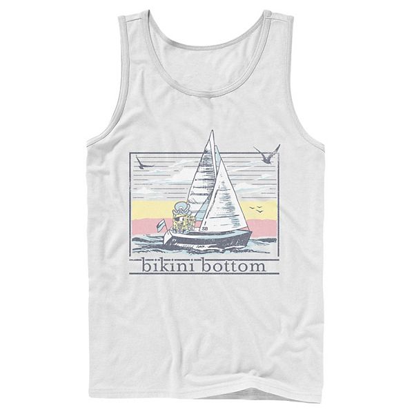 Men's Nickelodeon SpongBob SquarePants Sail Ship Tank Top