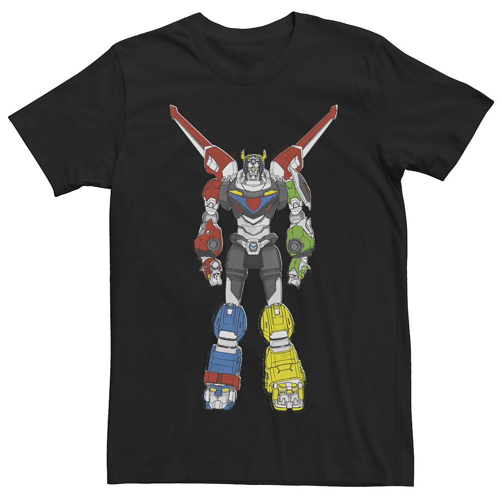Men's Voltron Legendary Defender Portrait Graphic Tee