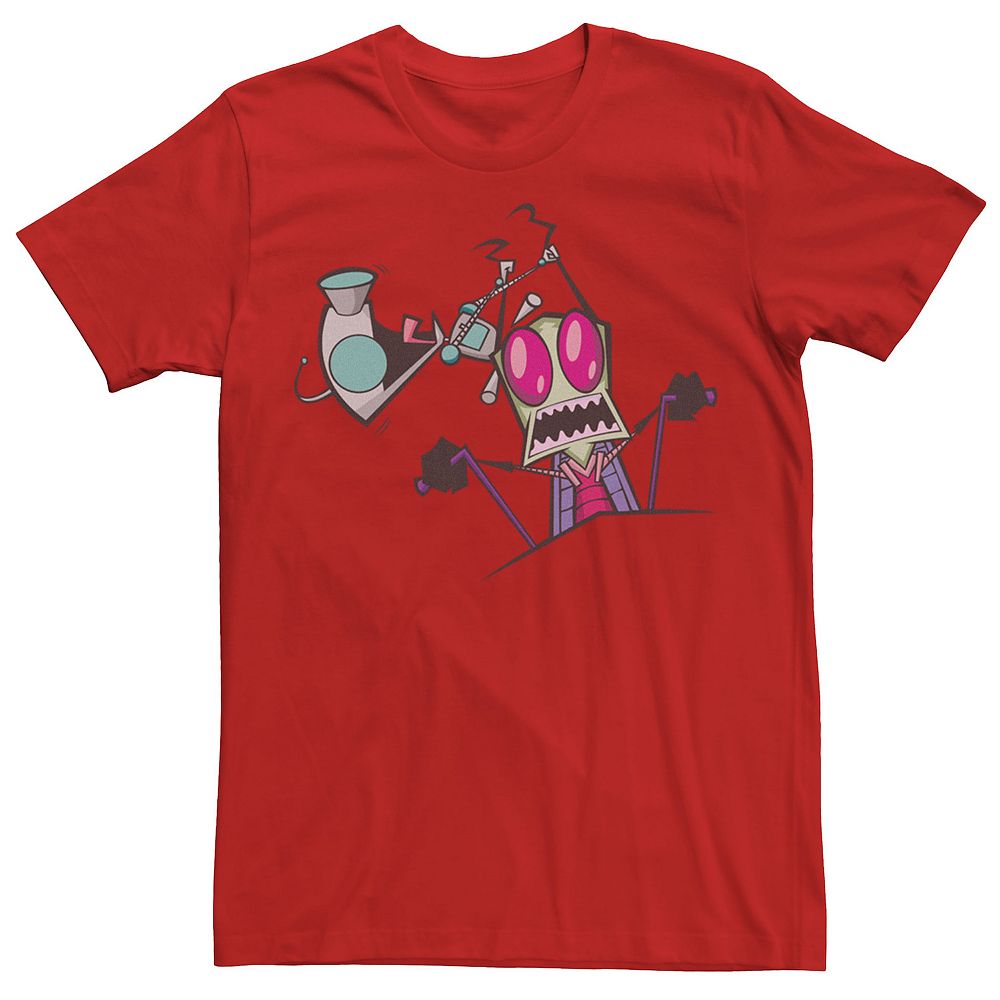 Men's Nickelodeon Invader Zim Gir Pulling Zim's Antennas Portrait ...