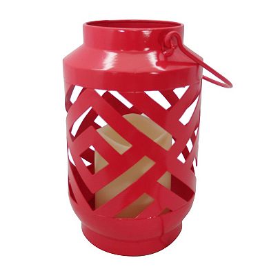 Everyday Decor Red LED Lantern
